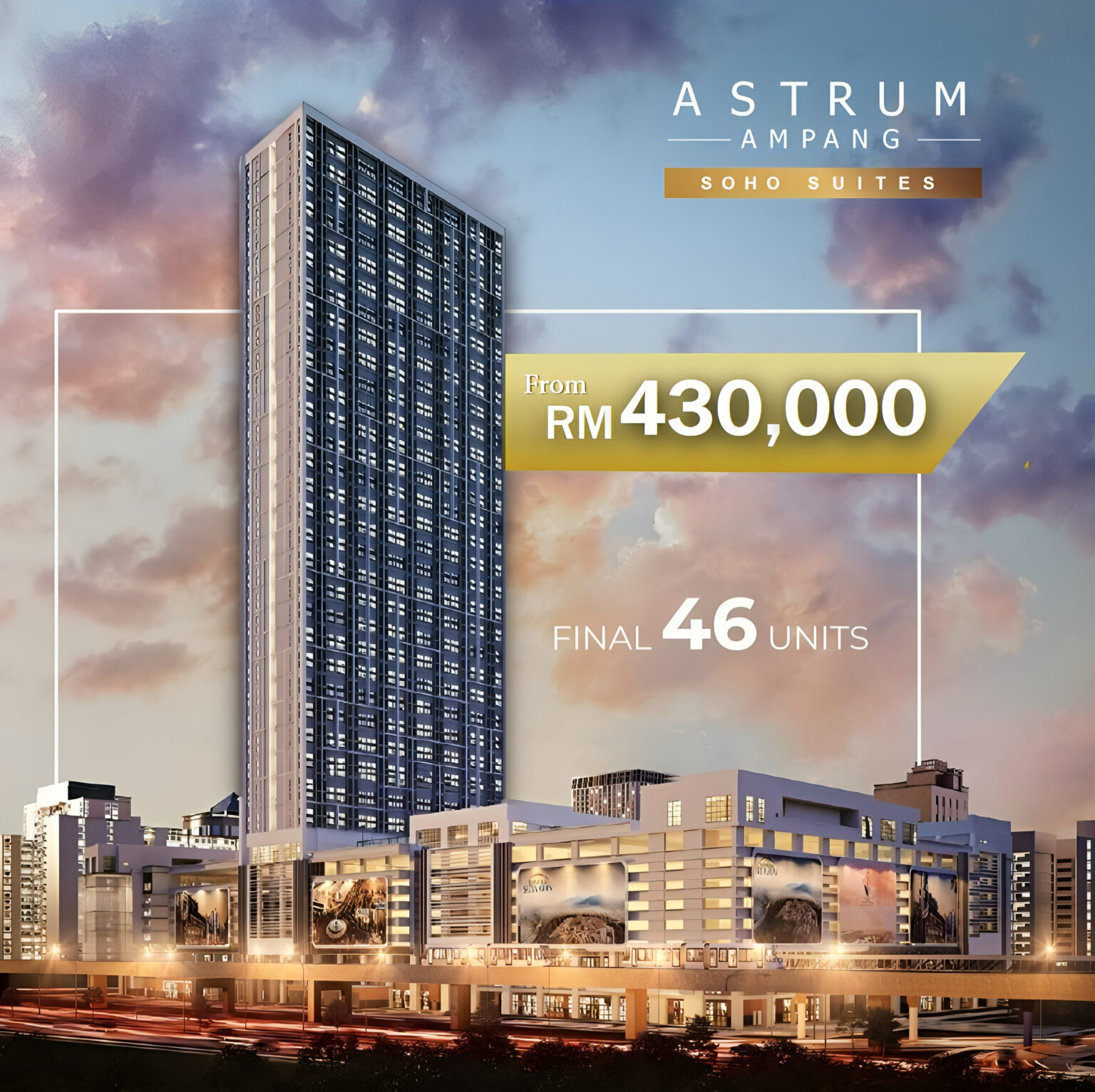 Home From RM 2xxK - Astrum Ampang Official